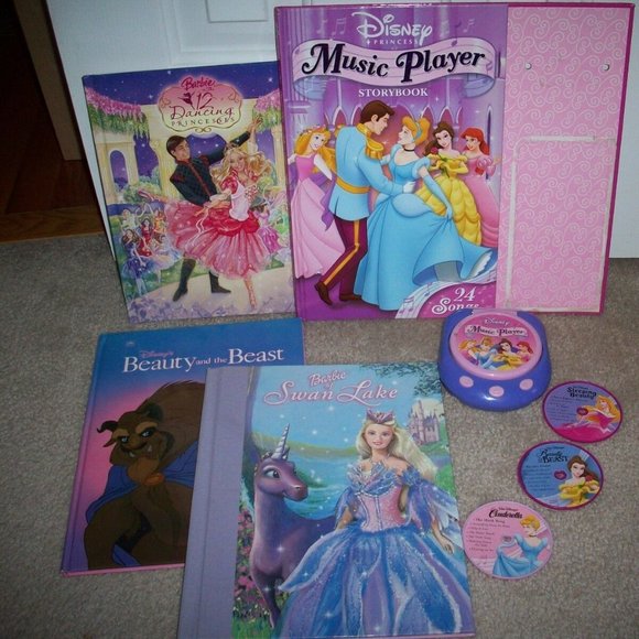 Barbie | Toys | Disney Cd Player Barbie Swan Lake 2 Dancing Princesses ...